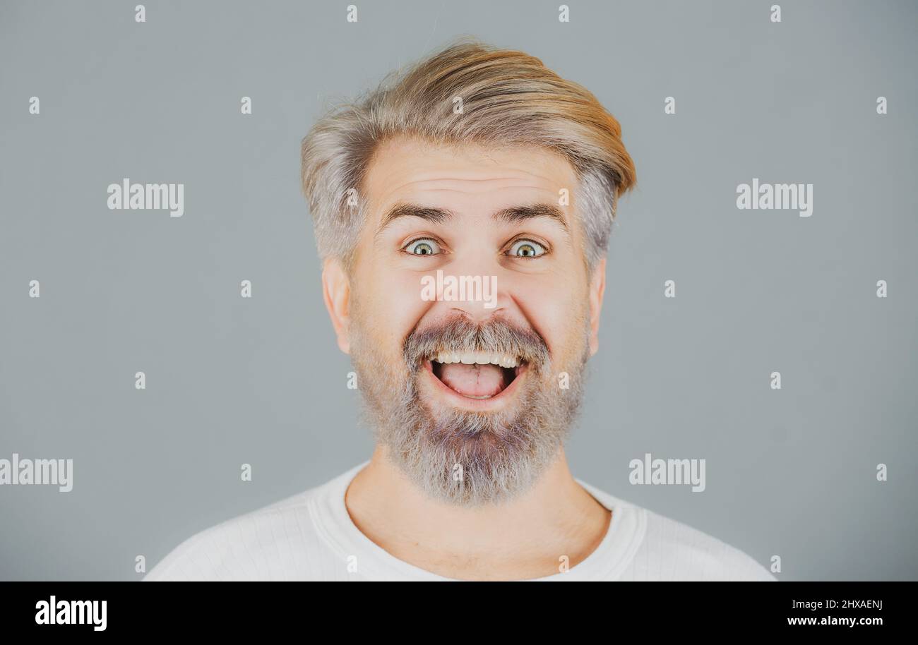 Happy man smile face. Handsome smiling young guy. Positive human ...