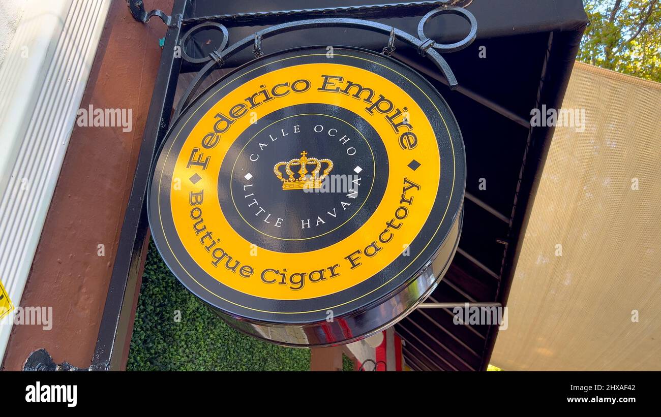 Cigar Factory at Little Havana district with famous Calle Ocho - MIAMI ...