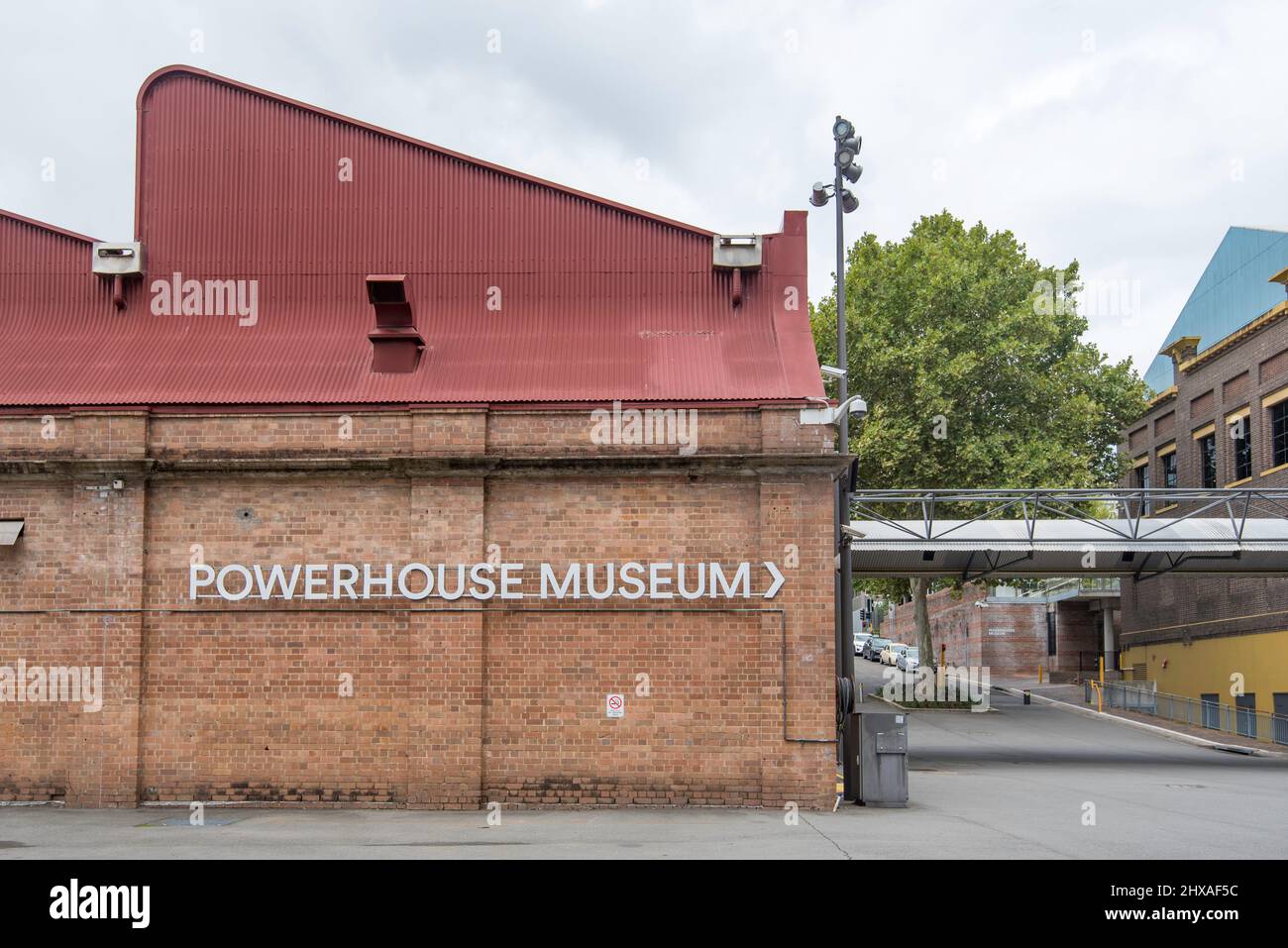 Viewed from the newly constructed Goods Line walk, this is the former ...
