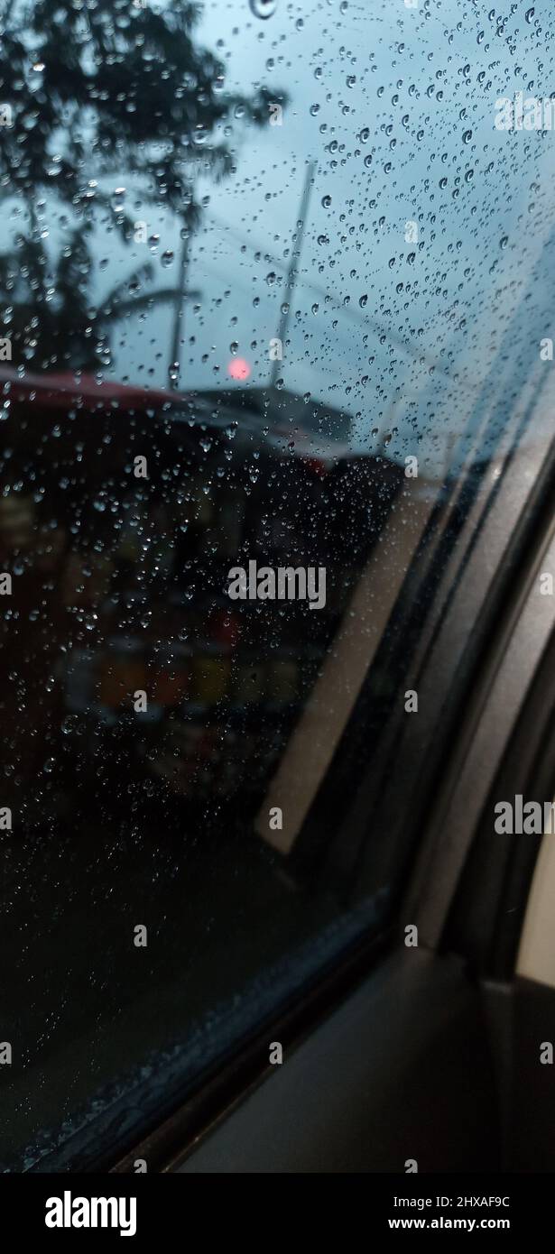 beautiful view - raindrops Stock Photo - Alamy