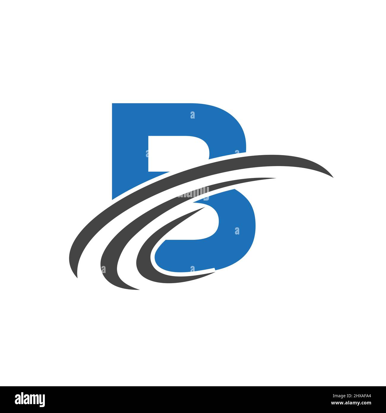 Letter B Logo Sign Design Template. Initial B Gradient Logo Design ...