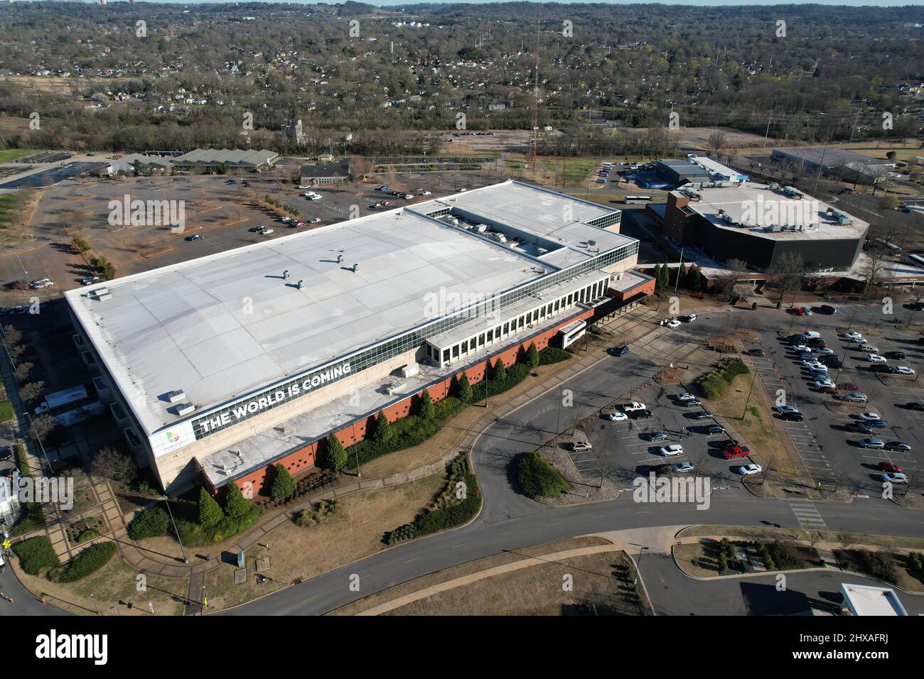 An aerial view of the CrossPlex, Thursday, Mar. 10, 2022, in Birmingham ...