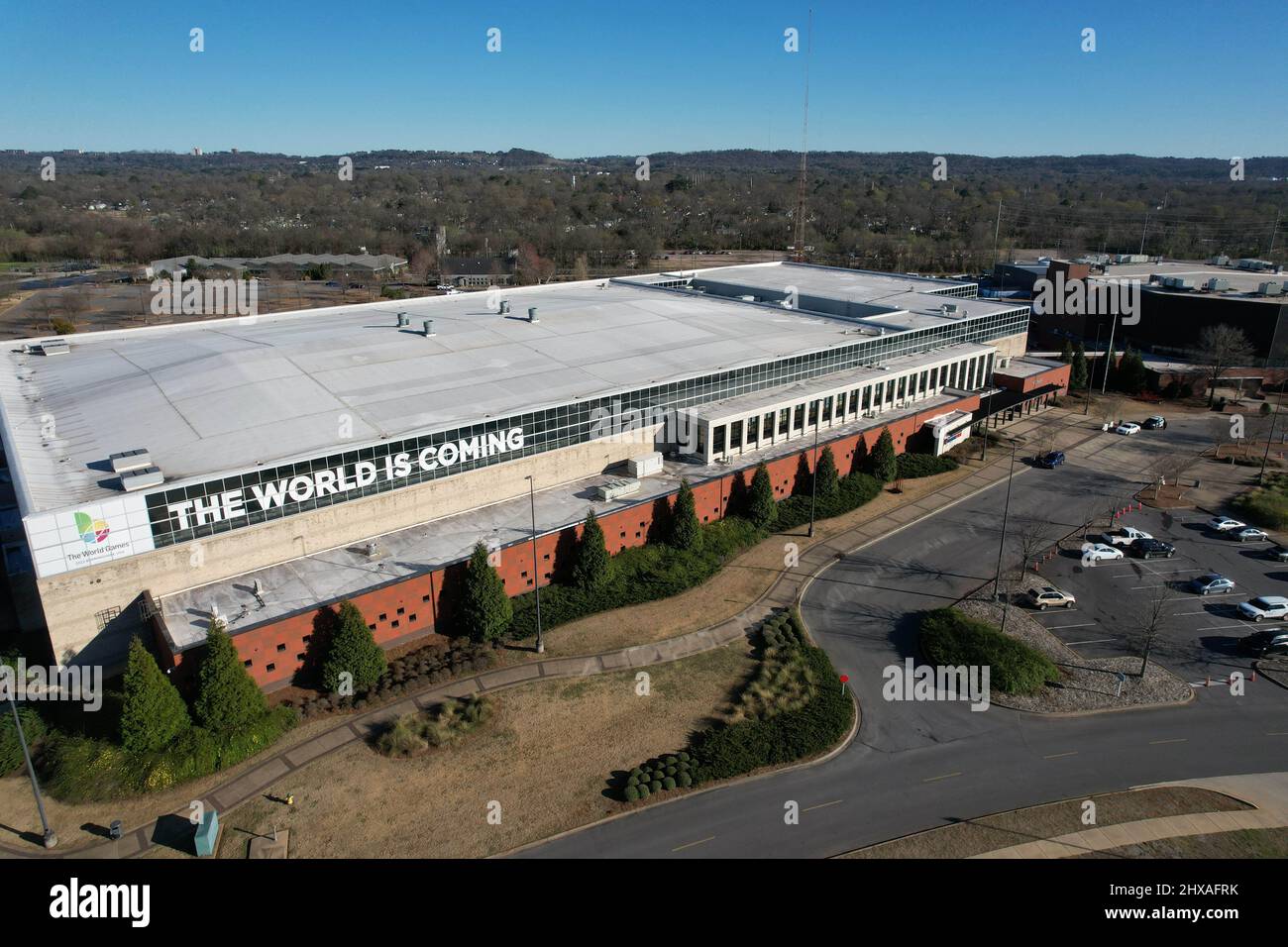 An aerial view of the CrossPlex, Thursday, Mar. 10, 2022, in Birmingham ...
