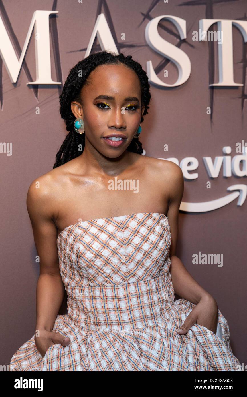 New York, USA. 10th Mar, 2022. Zoe Renee wearing dress by Christopher ...