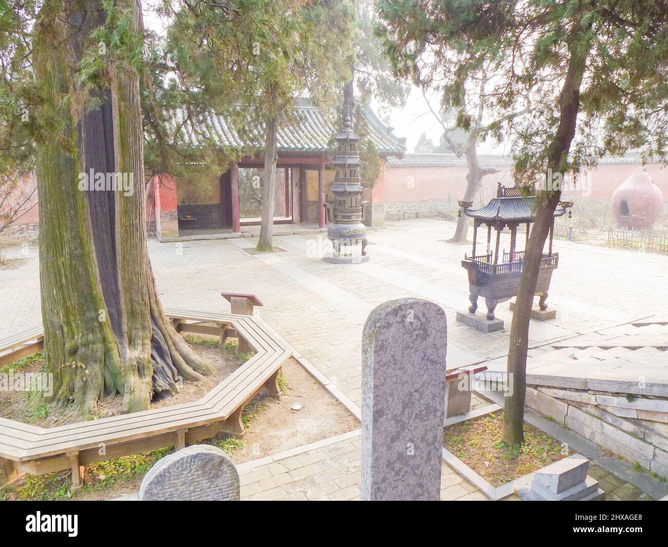 Chuzu Temple, Dengfeng, Zhengzhou, Henan, China. Historic Monuments of ...