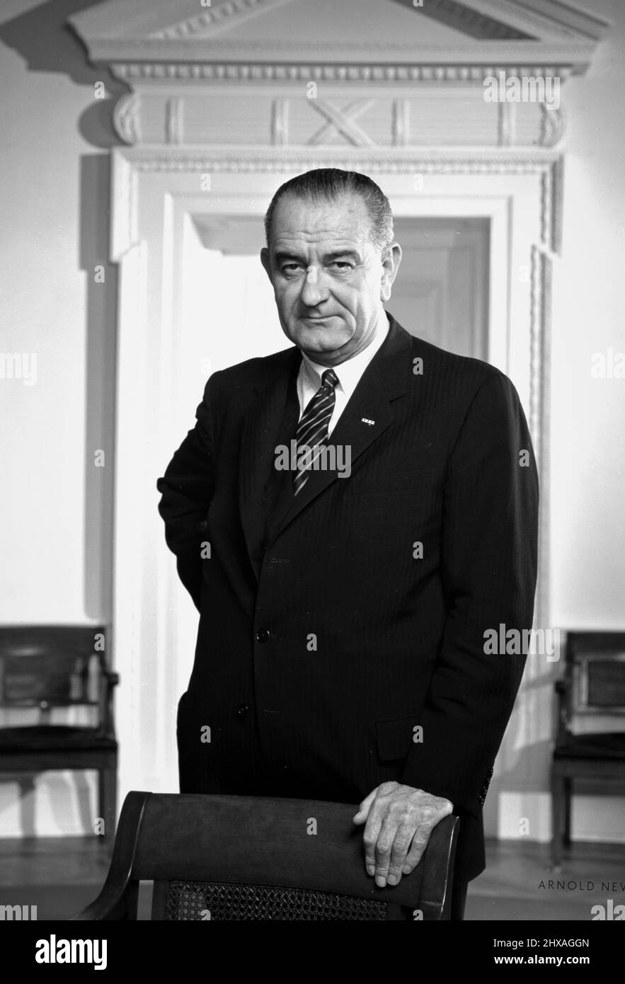 Lyndon johnson oval office Black and White Stock Photos & Images - Alamy