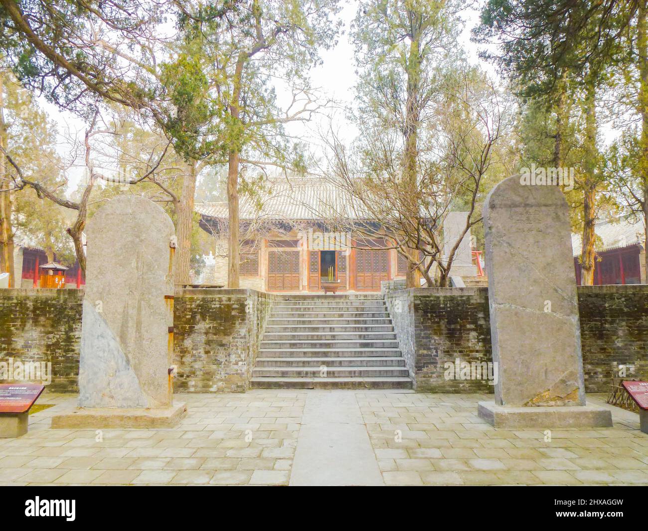Huishan Temple, Dengfeng, Zhengzhou, Henan, China. Historic Monuments ...