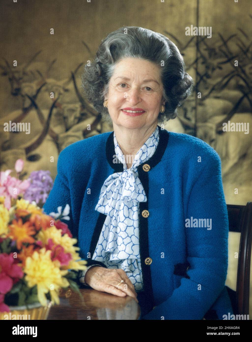 Lady Bird Johnson Stock Photo - Alamy
