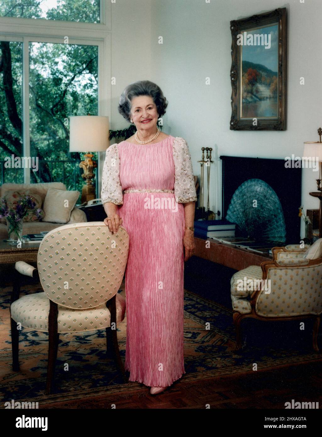 Lady Bird Johnson Stock Photo - Alamy