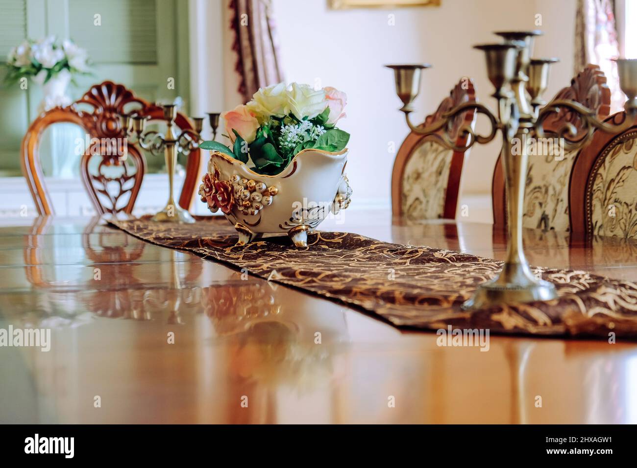 Detail Image of Louis style furniture, Dining room interior design and ...
