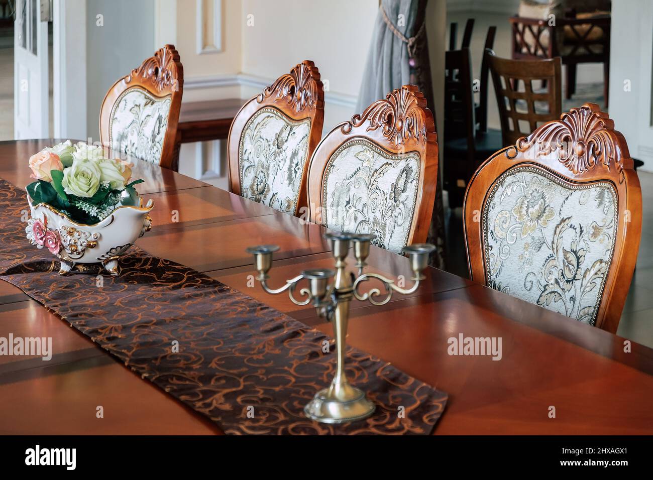 Detail Image of Louis style furniture, Dining room interior design and ...