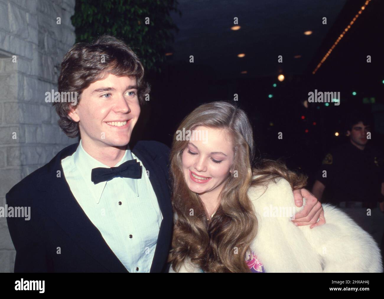Timothy Hutton and Diane Lane at the 38th Annual Golden Globe Awards ...