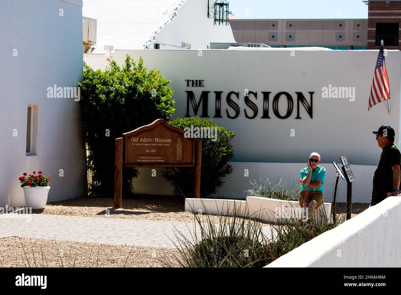 The Mission Church Stock Photo - Alamy