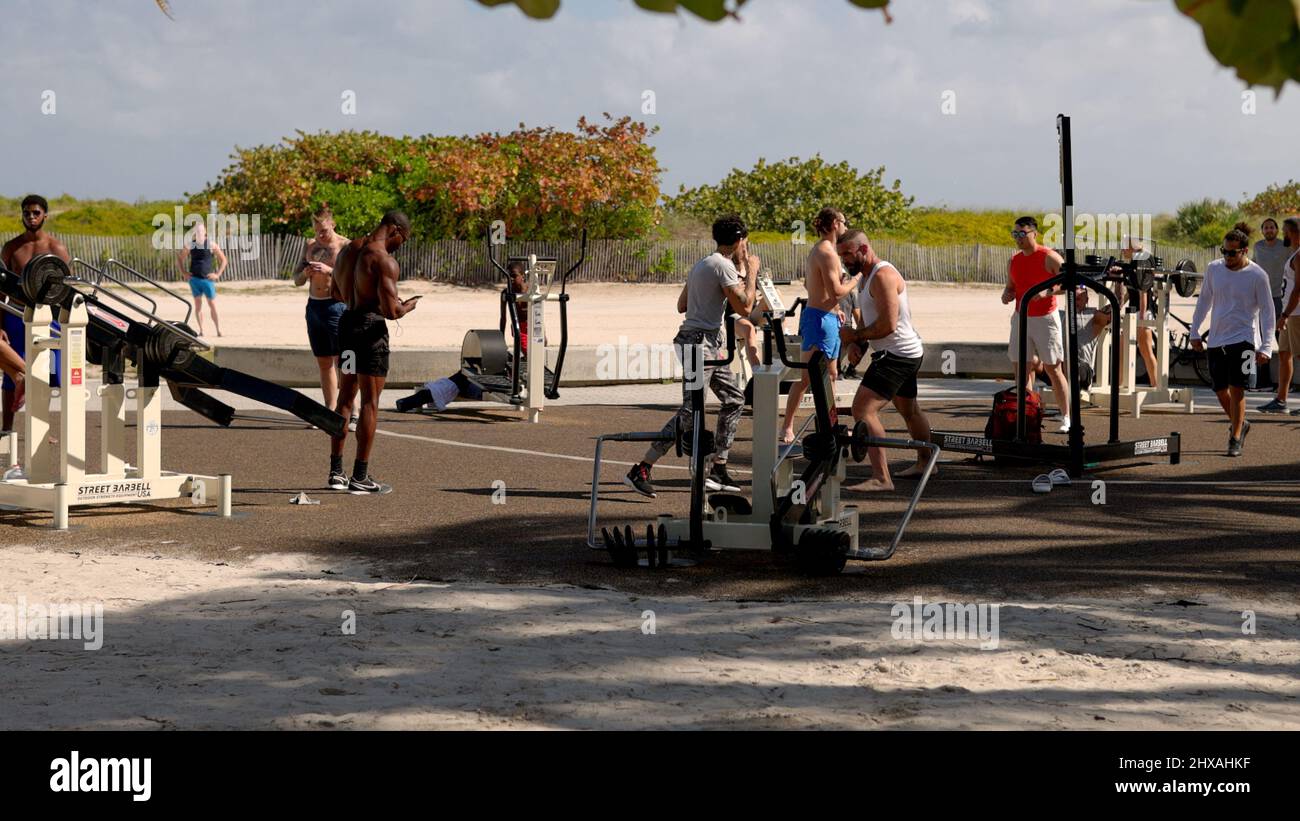 Muscle beach, venice beach 2022 hi-res stock photography and images - Alamy