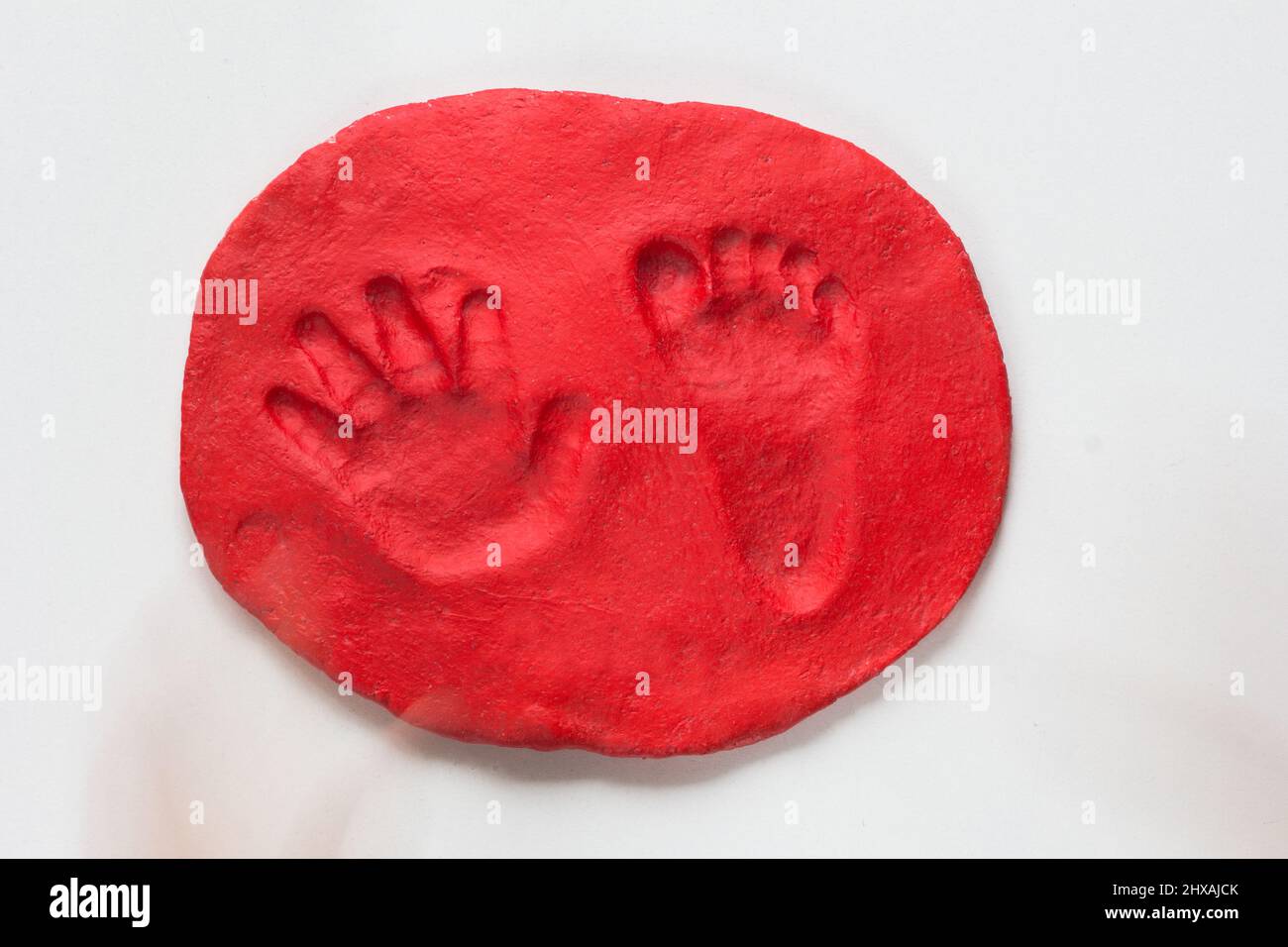 Plaster cast of footprint hi-res stock photography and images - Alamy