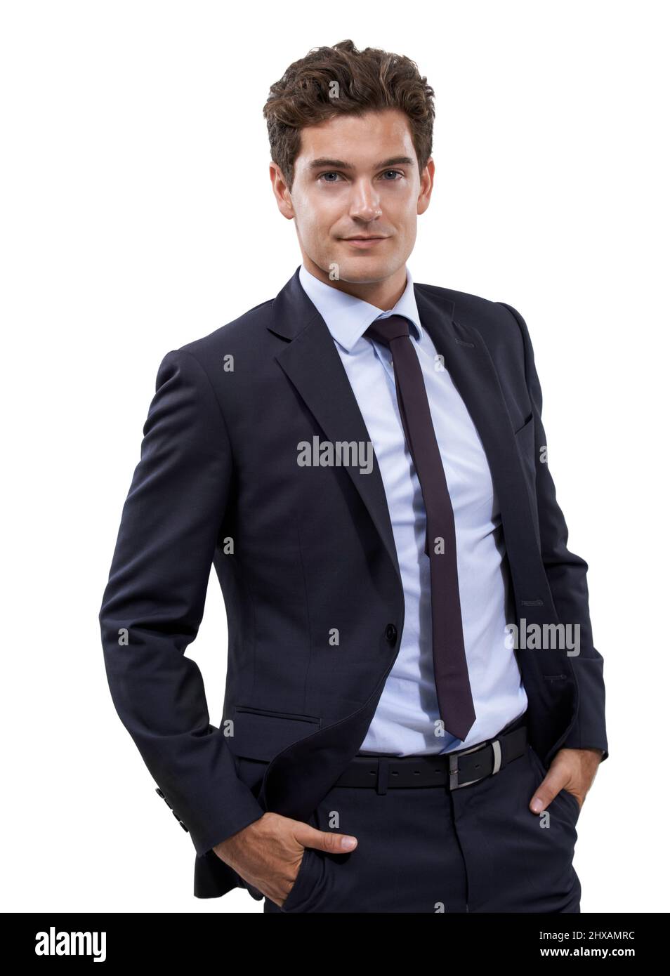 Well suited to his profession. Studio shot of a well dressed ...