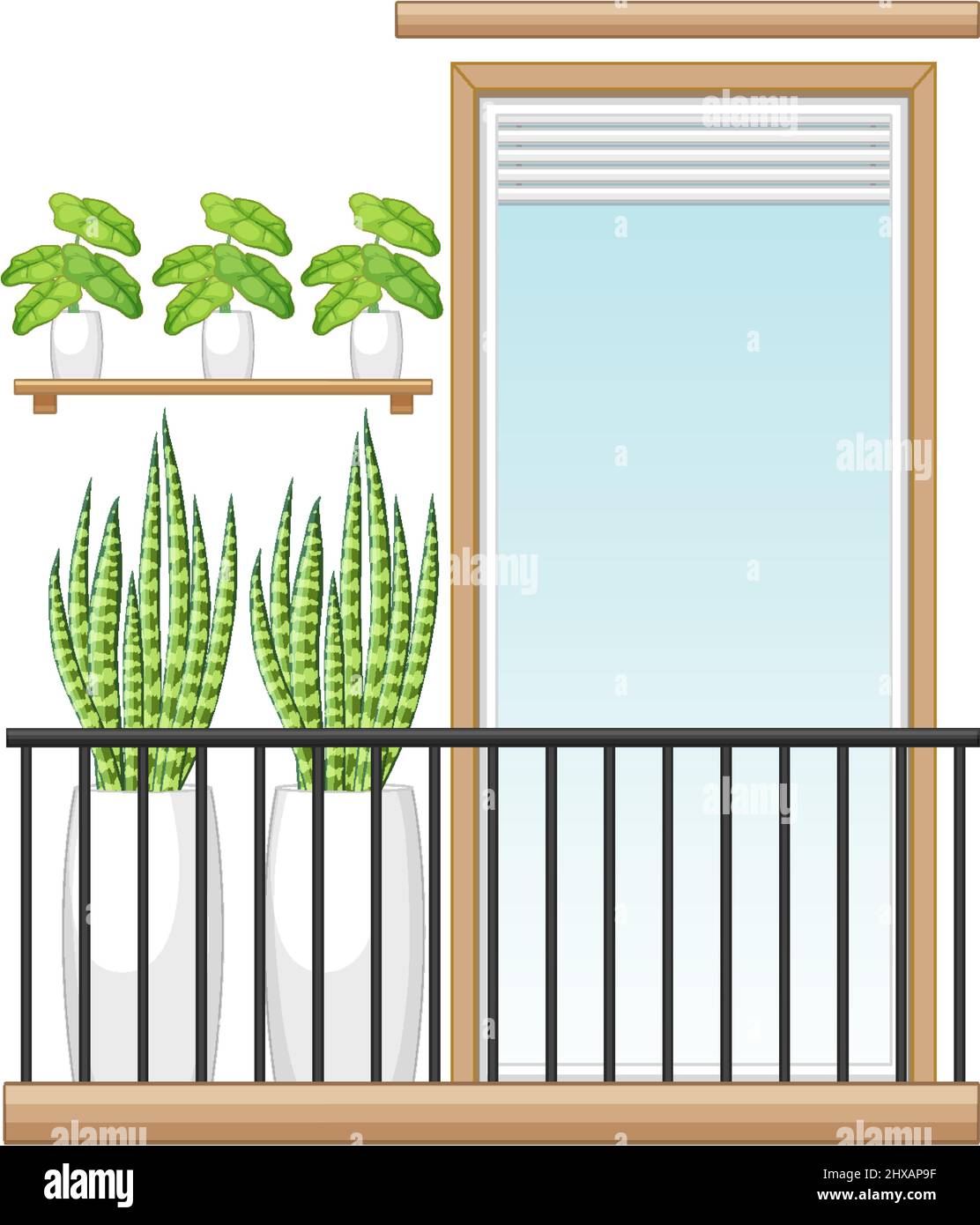 Outdoor balustrade Cut Out Stock Images & Pictures - Alamy