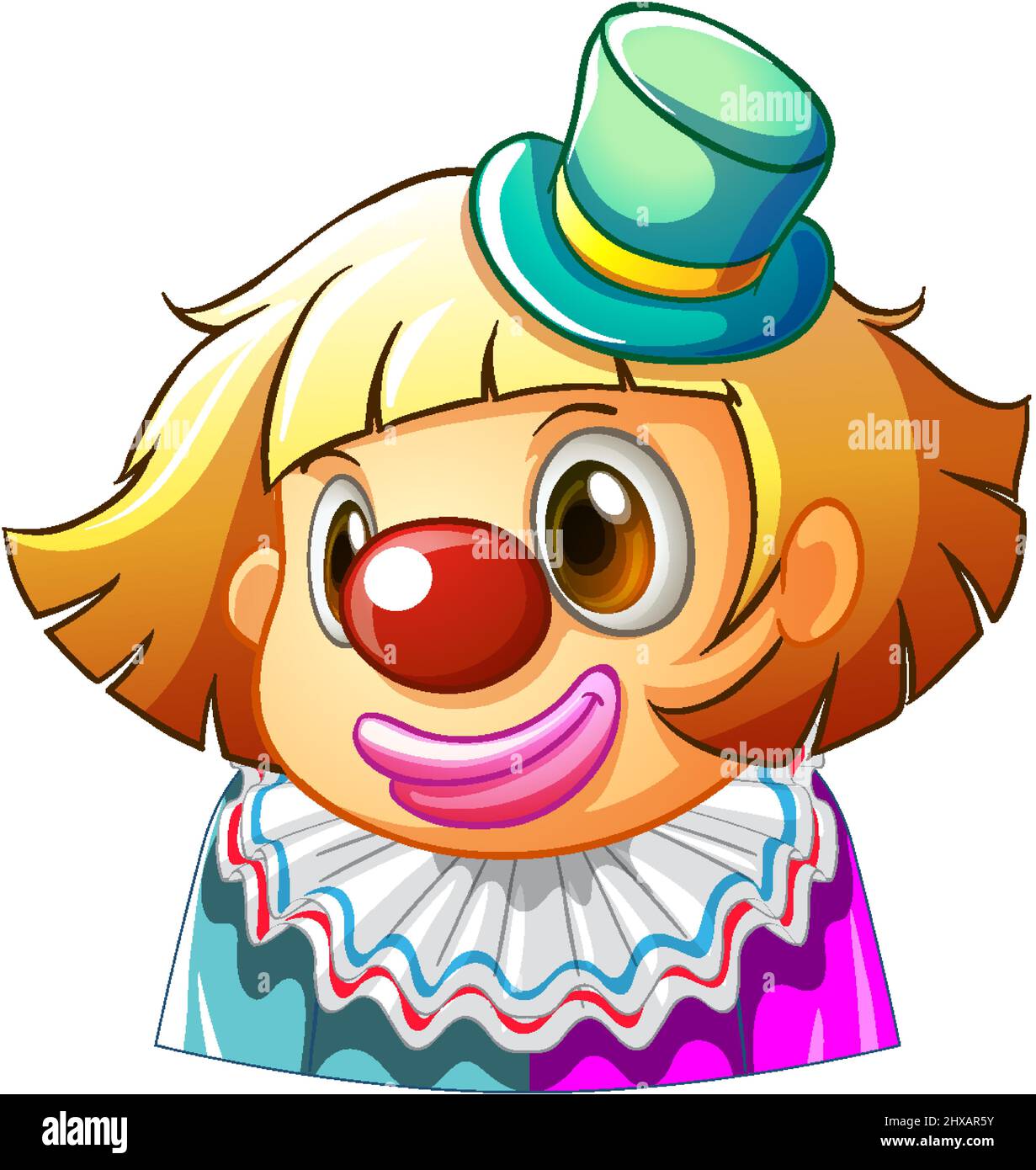 A cute clown cartoon character illustration Stock Vector Image & Art - Alamy