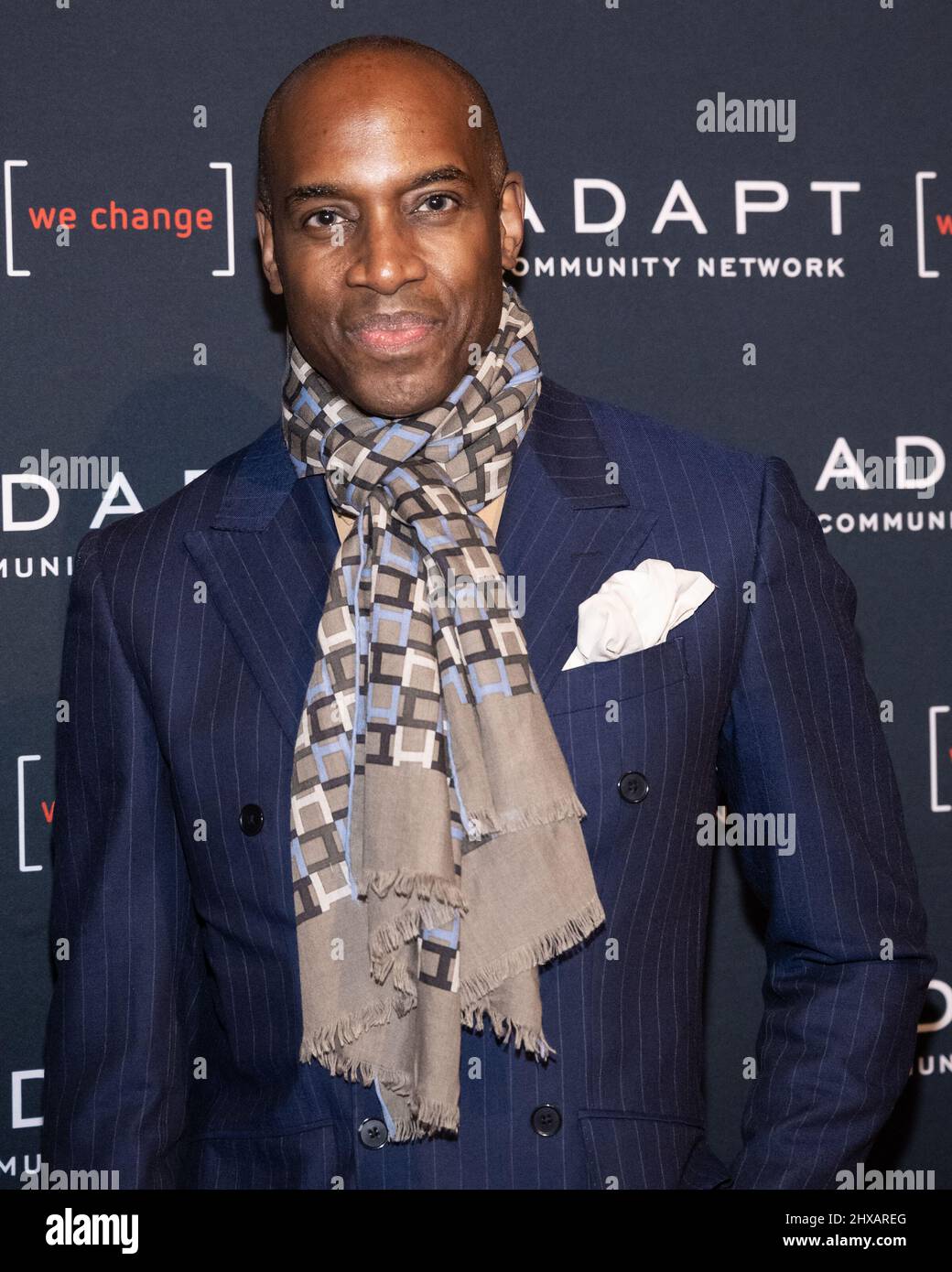 New York, USA. 10th Mar, 2022. Patrick Hazelwood attends the ADAPT ...