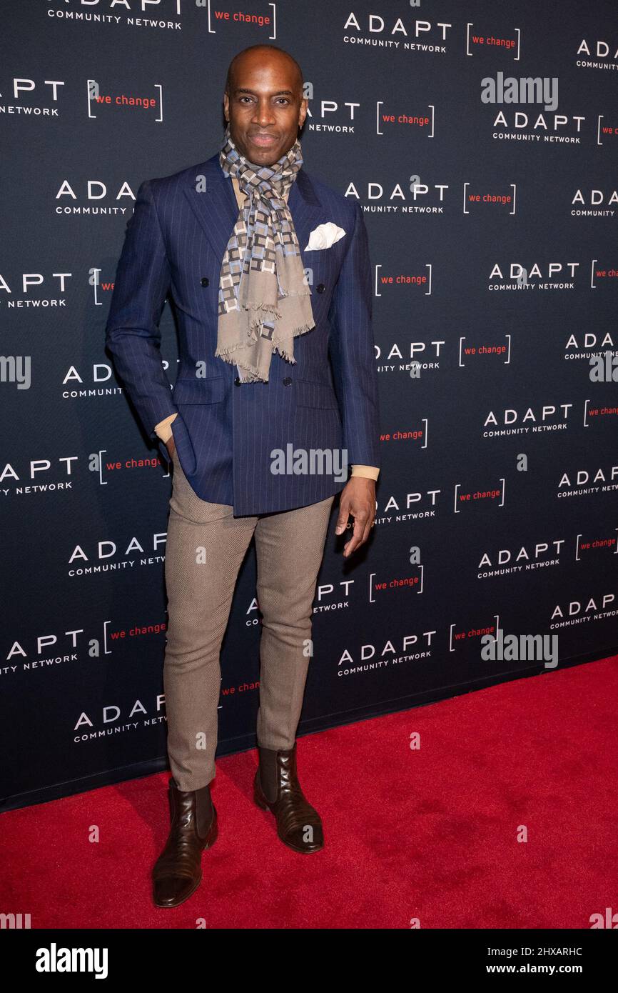 New York, USA. 10th Mar, 2022. Patrick Hazelwood attends the ADAPT ...