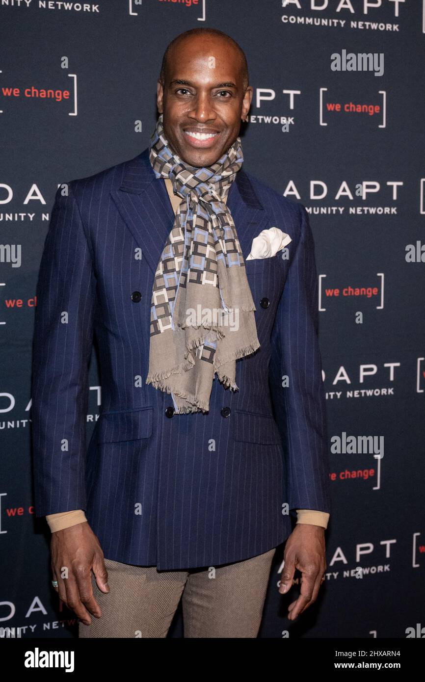 New York, USA. 10th Mar, 2022. Patrick Hazelwood attends the ADAPT ...