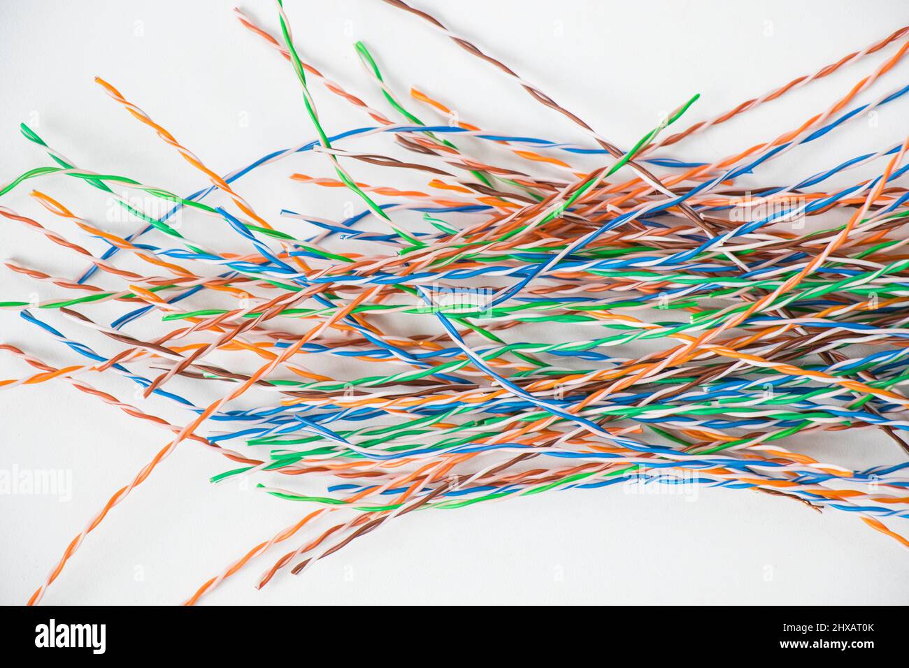 Spiral electrical cables hi-res stock photography and images - Alamy