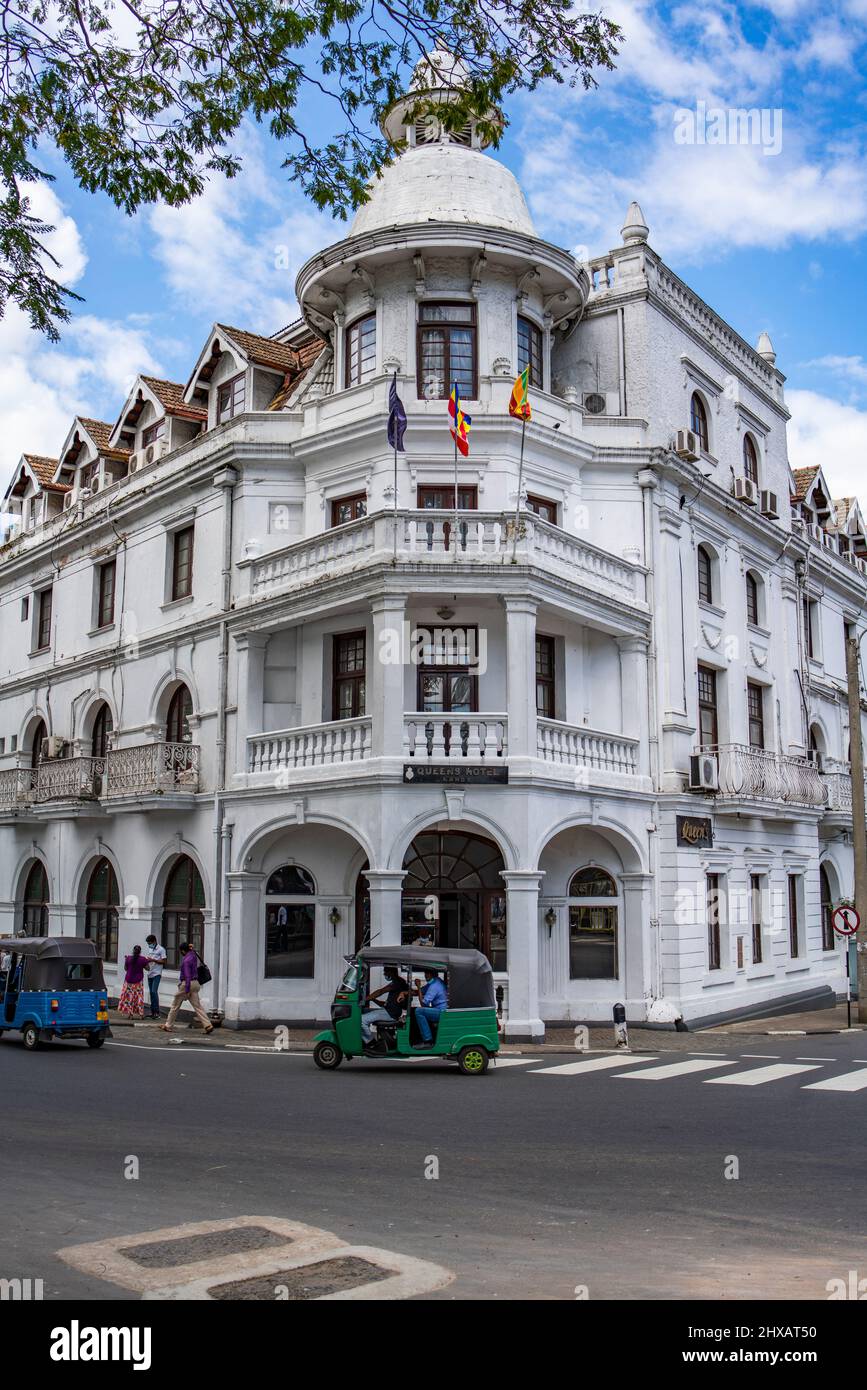 KANDY, SRI LANKA- DECEMBER 30.2021: Kandy city street view at the ...