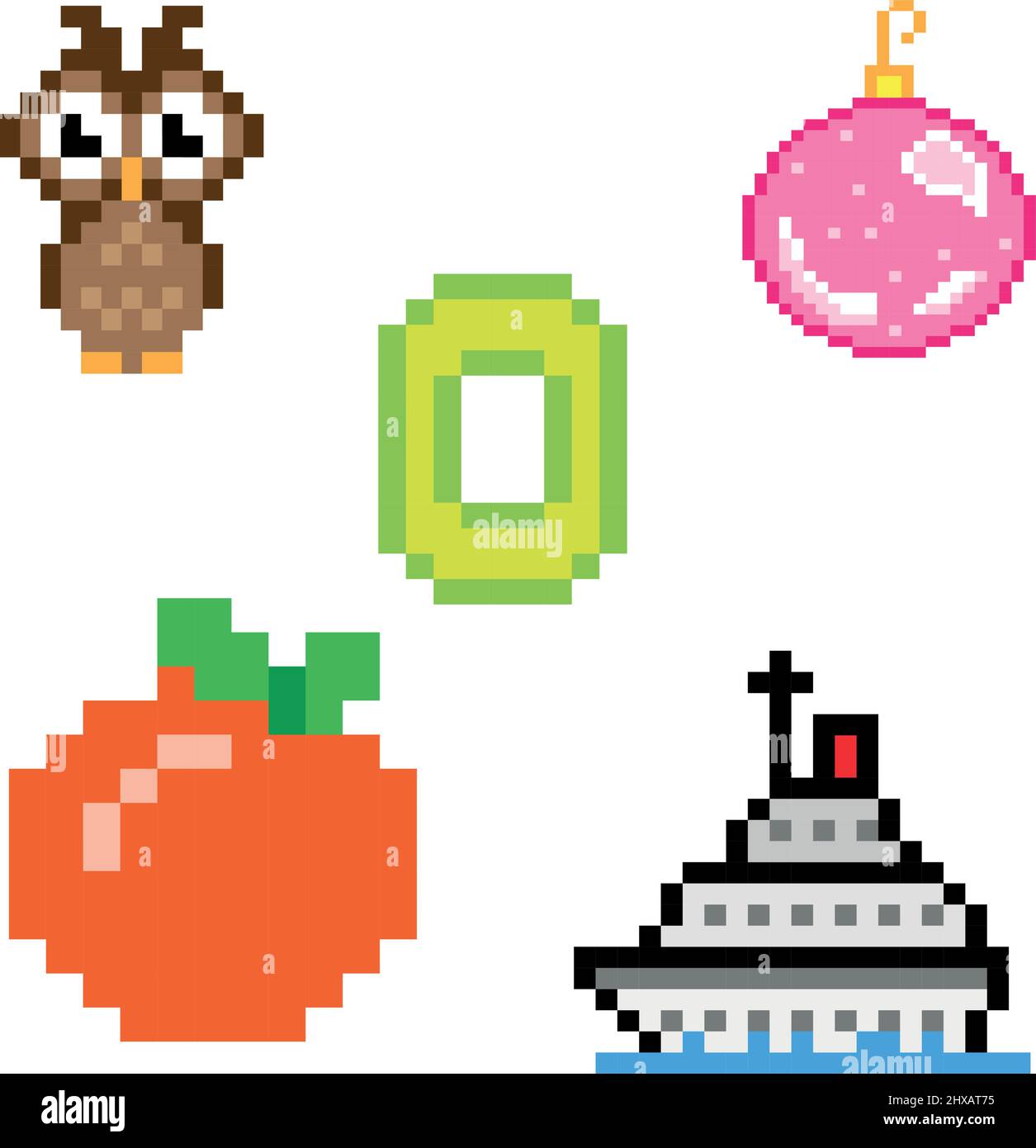 Pixel art writing pixel illustration hi-res stock photography and ...