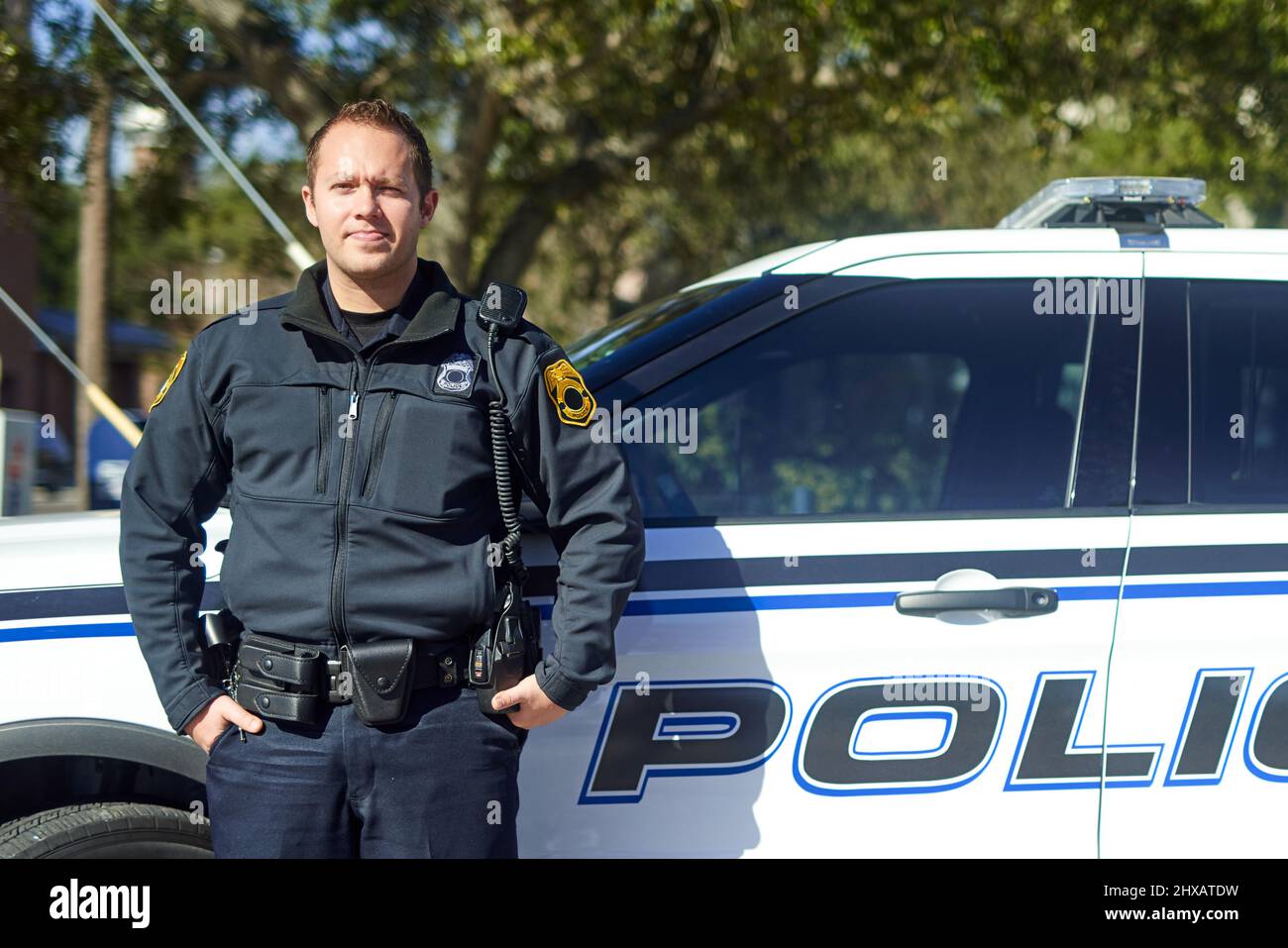 An officer you can trust. Cropped portrait of a handsome young ...