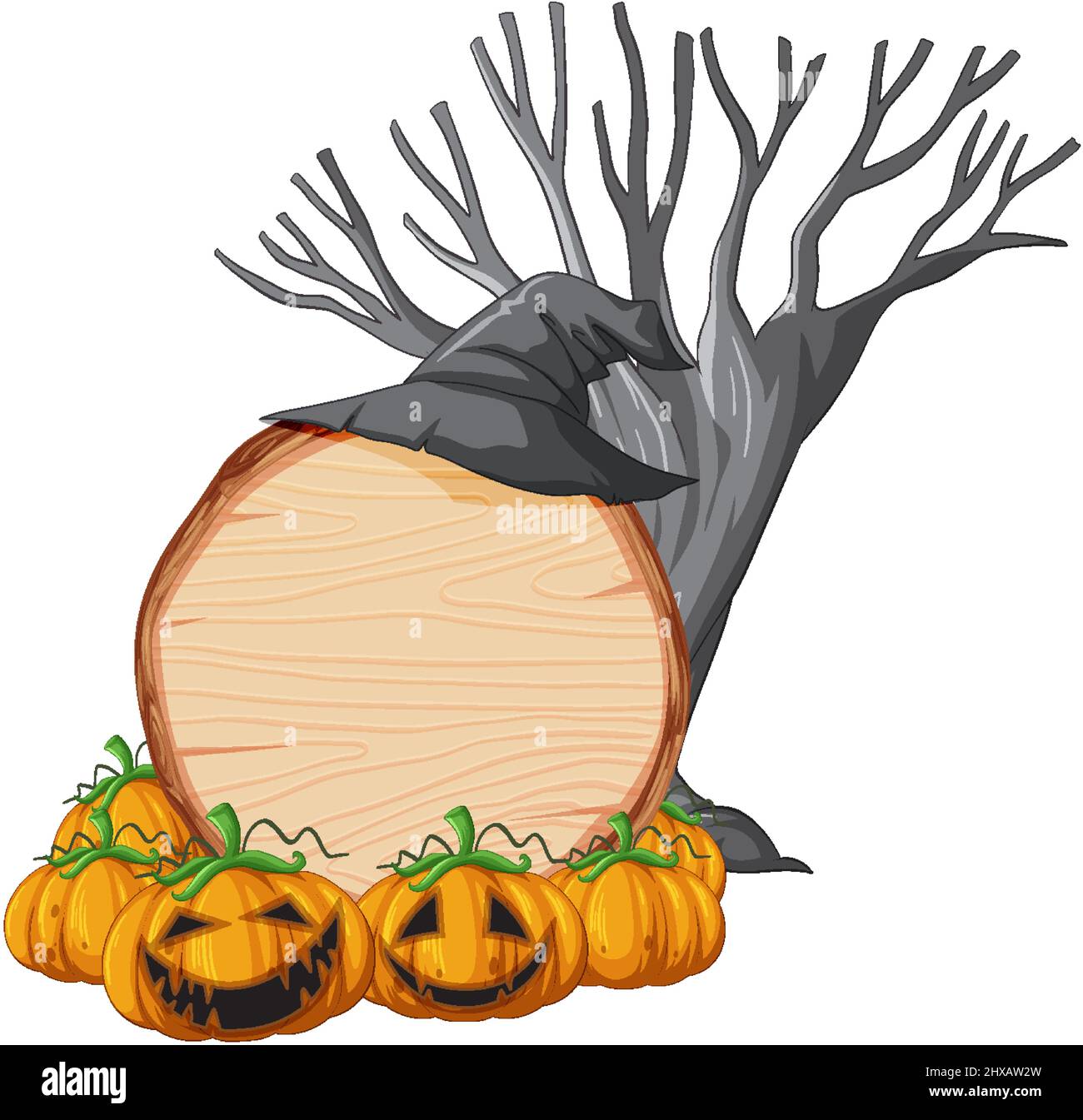 Witch border clipart Cut Out Stock Images & Pictures - Alamy