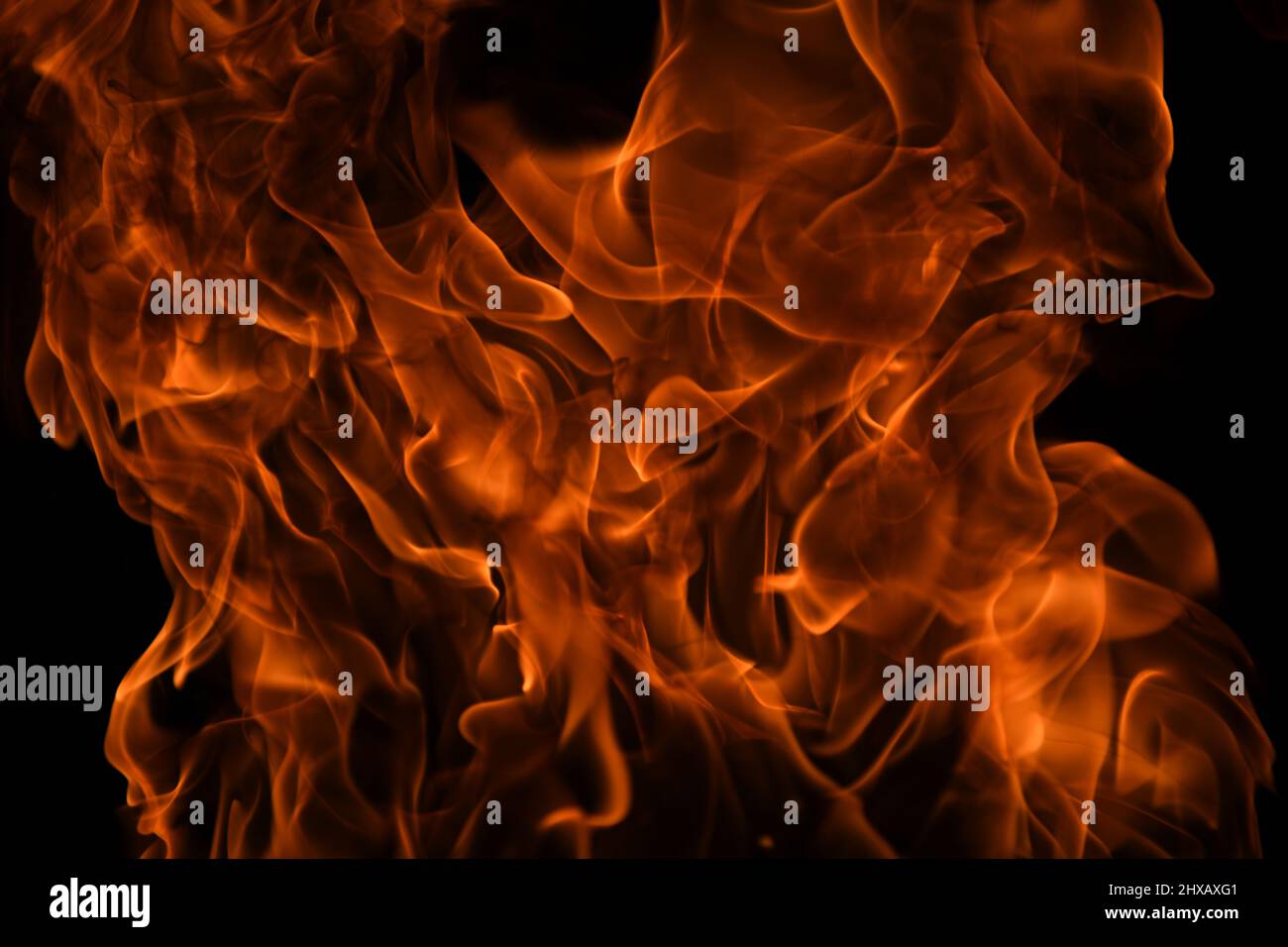 The fire, burning flame. Large burning flaming fire Stock Photo - Alamy