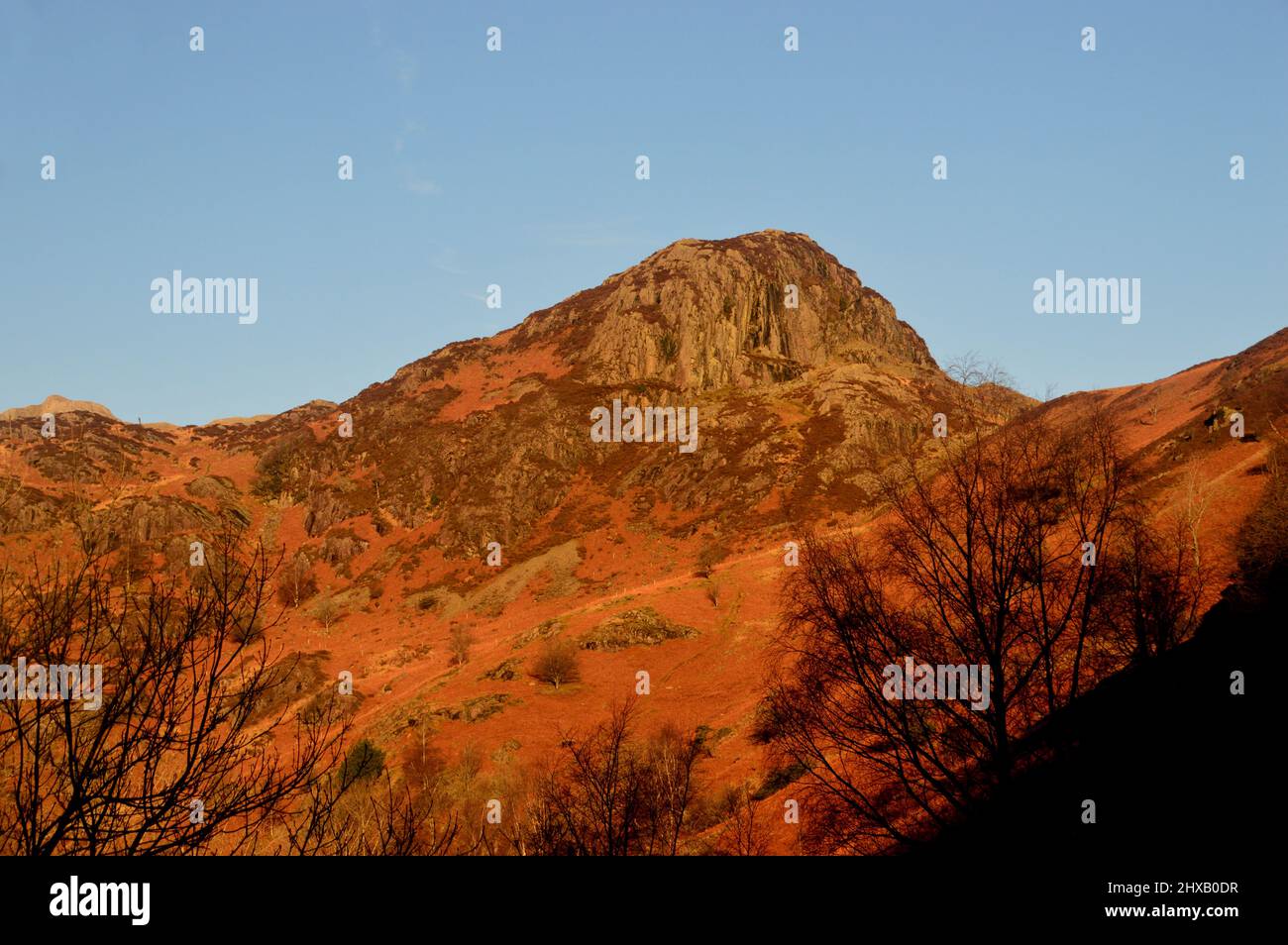'Side Pike' from near Bleatarn House near Blea Tarn at Dawn, Langdale ...