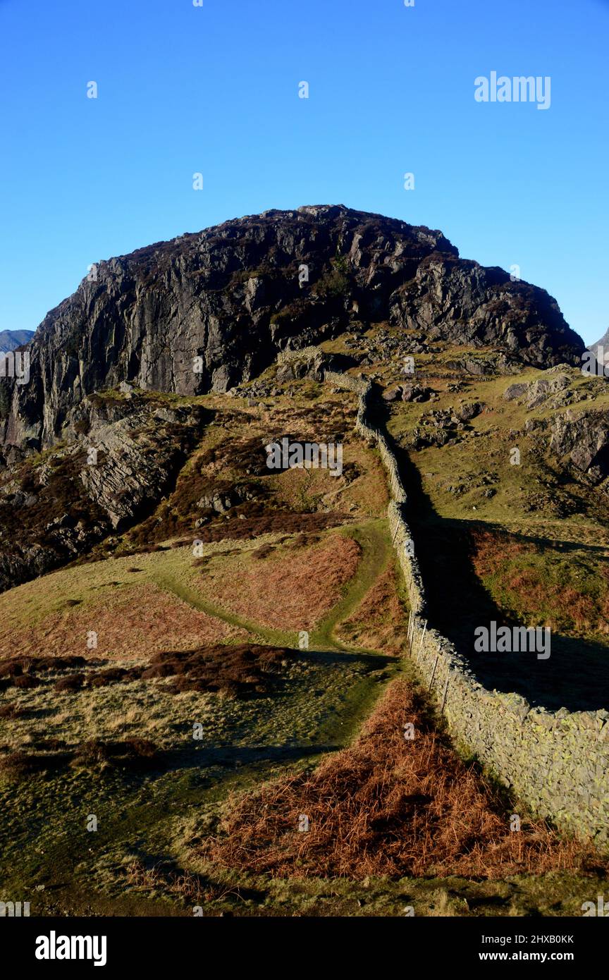 'Side Pike' from Stone Wall Between the Wainwright 'Lingmoor Fell'' in ...