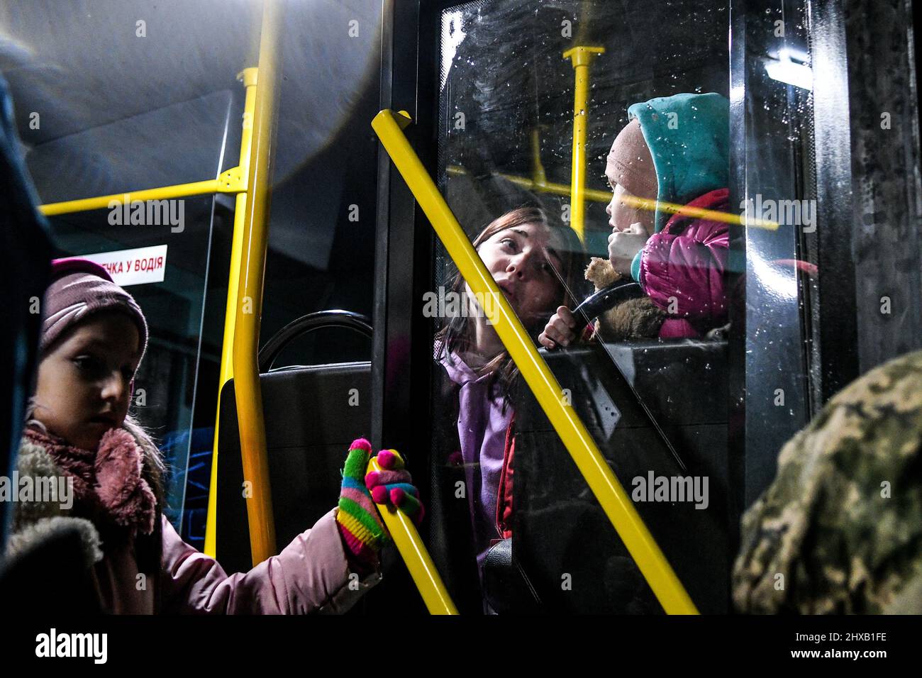 Ukraine children bus hi-res stock photography and images - Alamy
