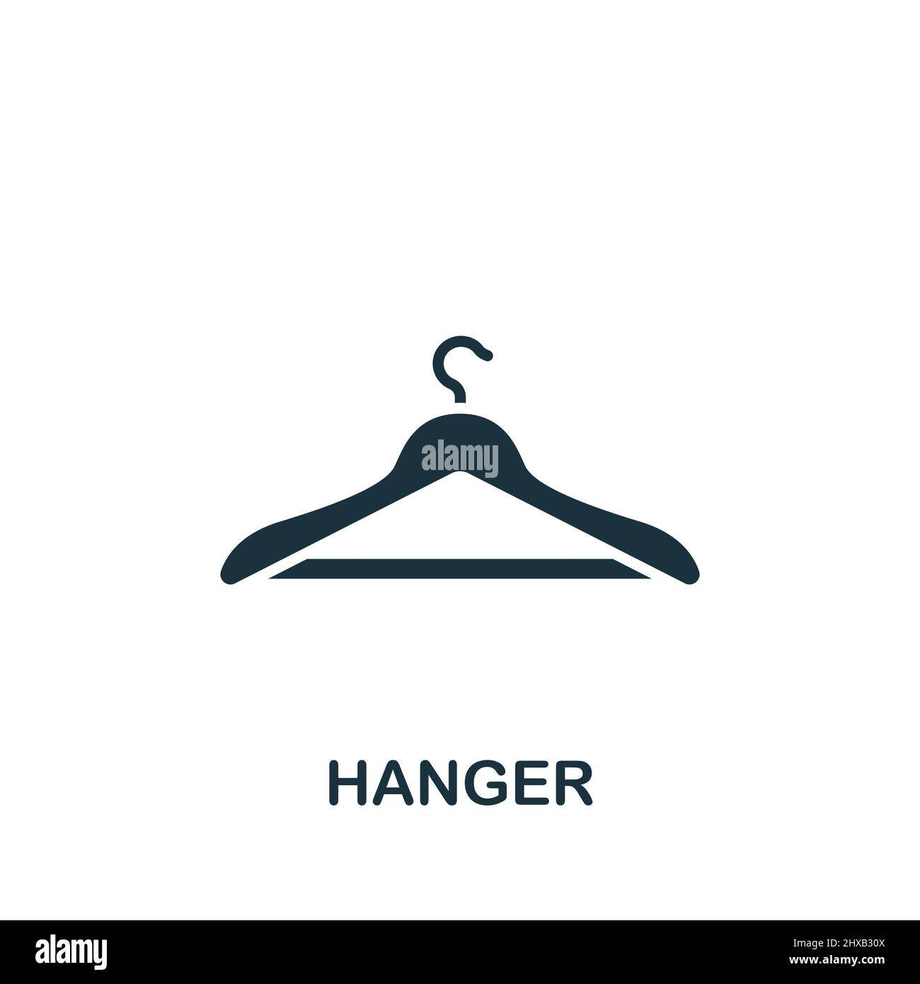 Hanger icon. Monochrome simple Hanger icon for templates, web design ...