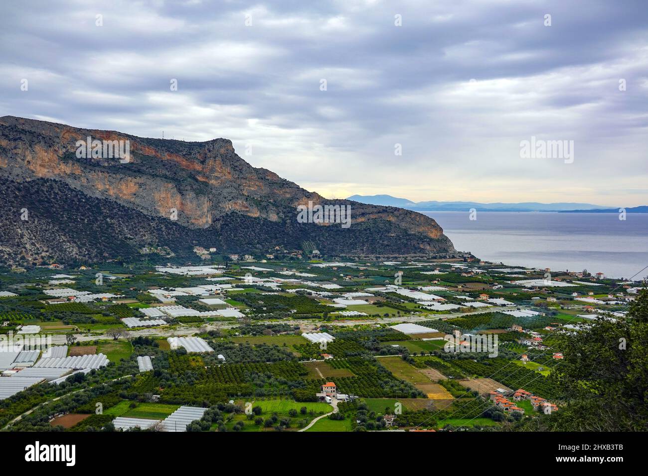 The small agricultural town of Leonidio, the Peloponnese, Arcadia ...