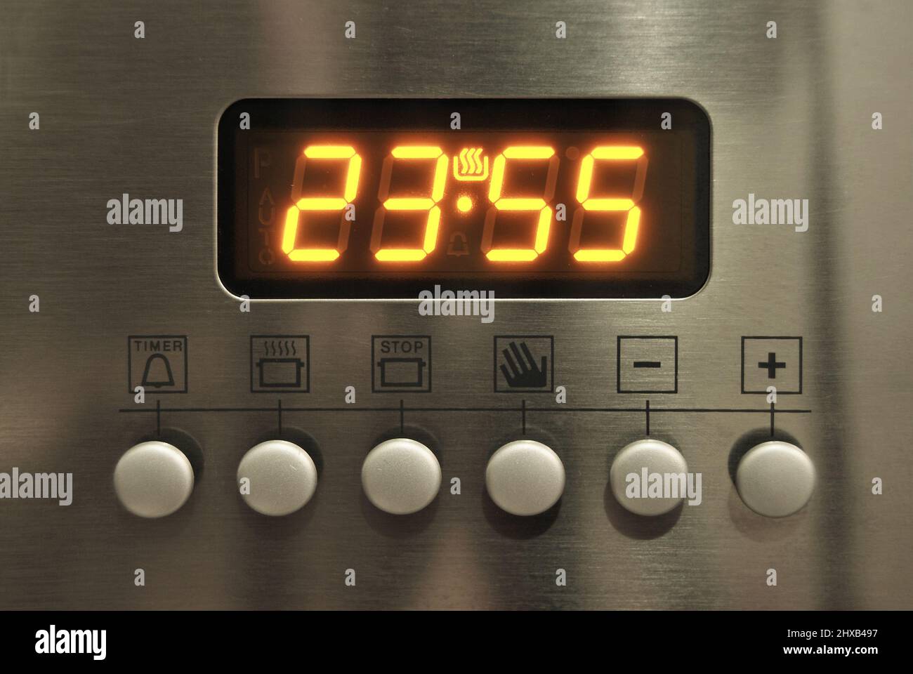 Modern kitchen has an oven and the control panel, oven control panel ...