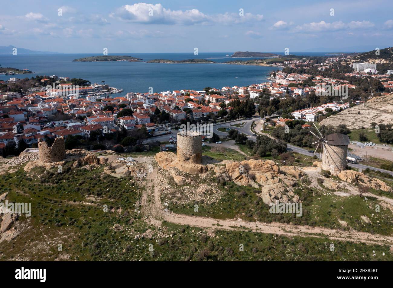Foca town district in hi-res stock photography and images - Alamy