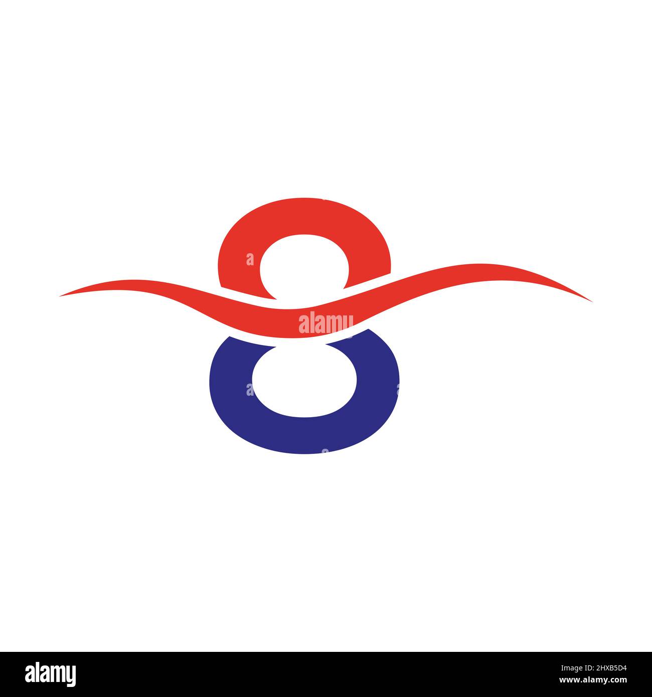 Letter 8 Logo Sign Design Template. 8 Alphabet Letter Logotype Modern ...