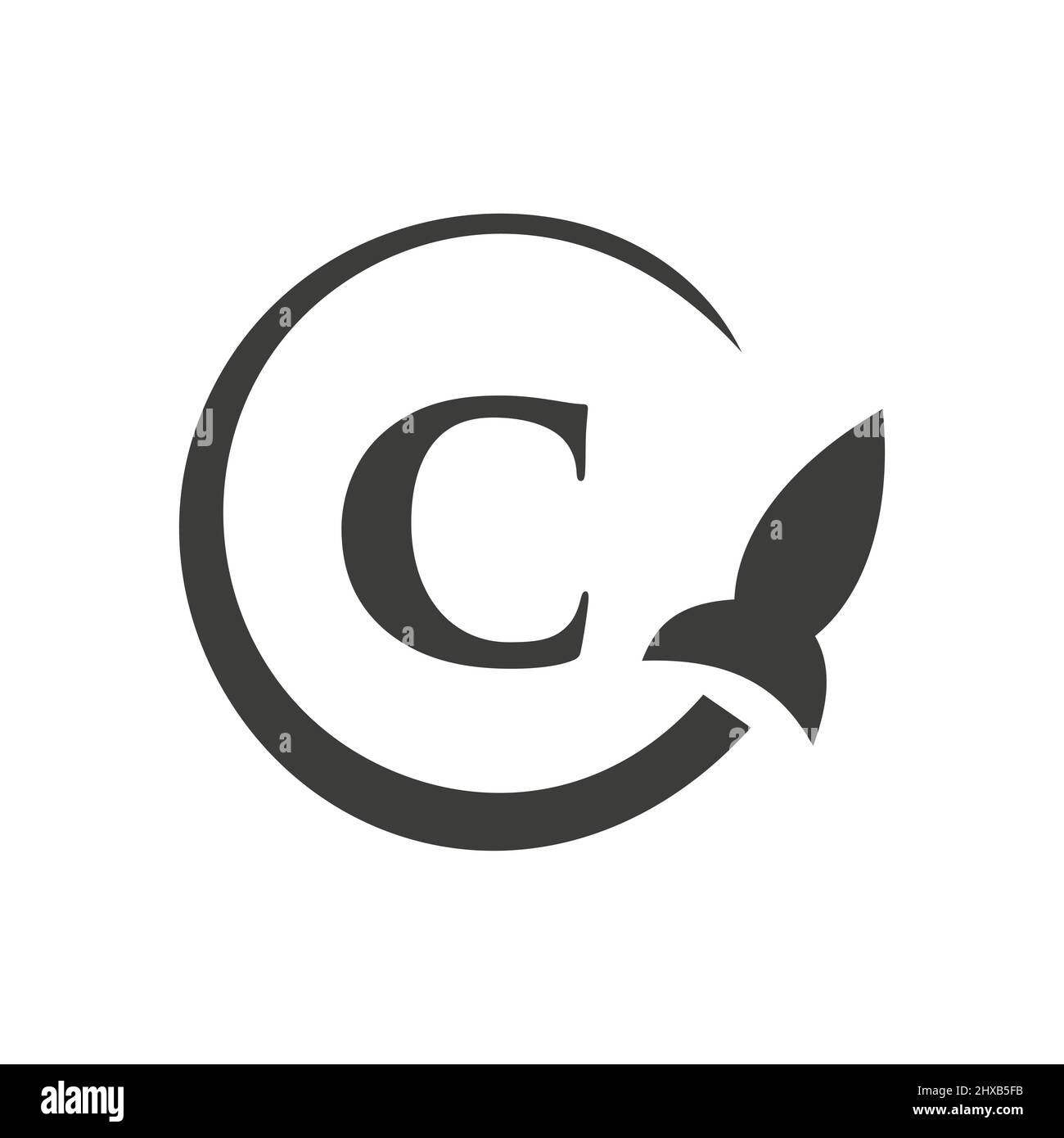 White C Logo