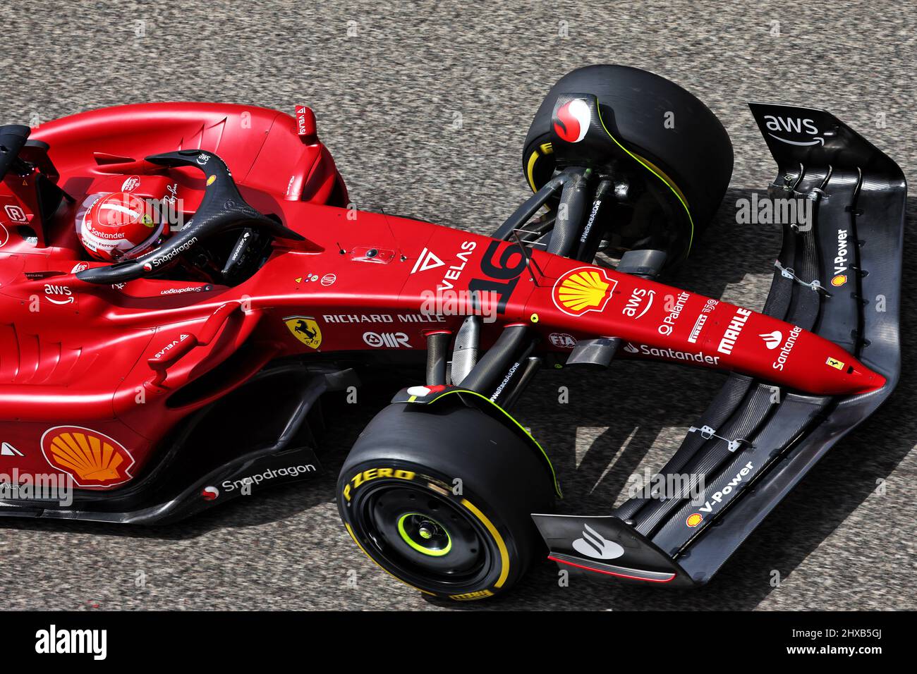 F1 75 leclerc bahrain hi-res stock photography and images - Alamy