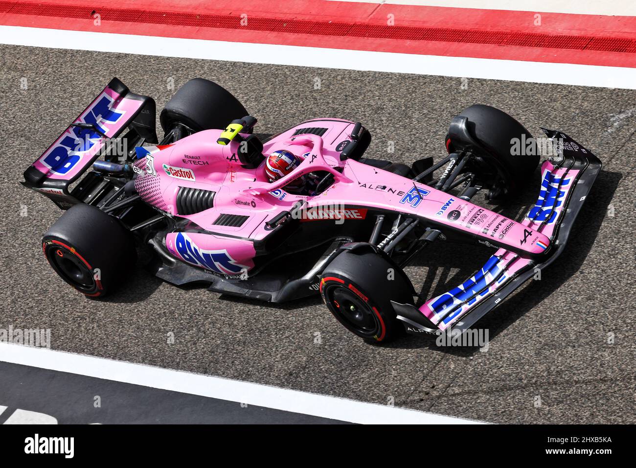 Bahrain, UAE. 11th Mar 2022. Esteban Ocon (FRA) Alpine F1 Team A522. 11 ...