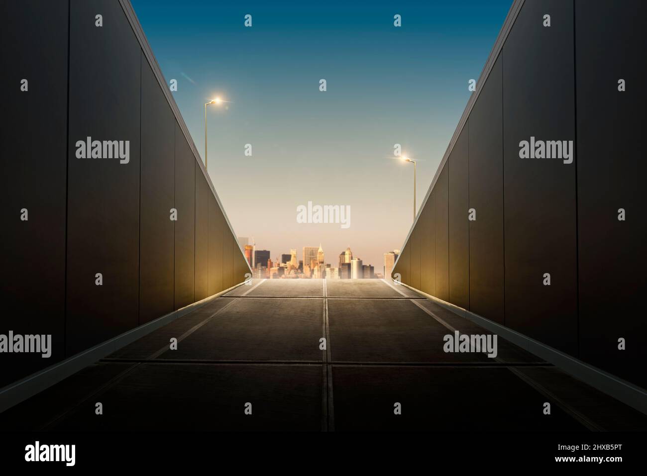 Tunnel exit road tunnel hi-res stock photography and images - Alamy