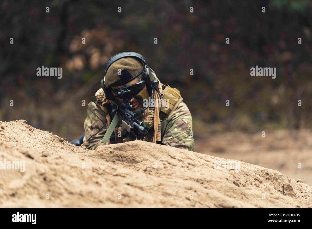 Sniper position hi-res stock photography and images - Alamy