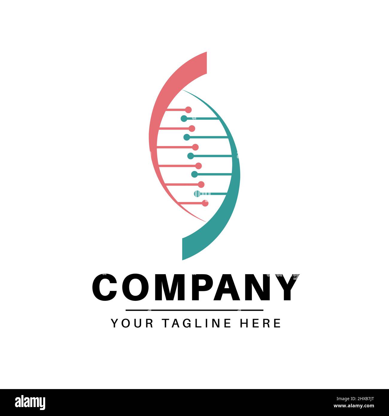 Dna healthcare logo design Stock Vector Image & Art - Alamy