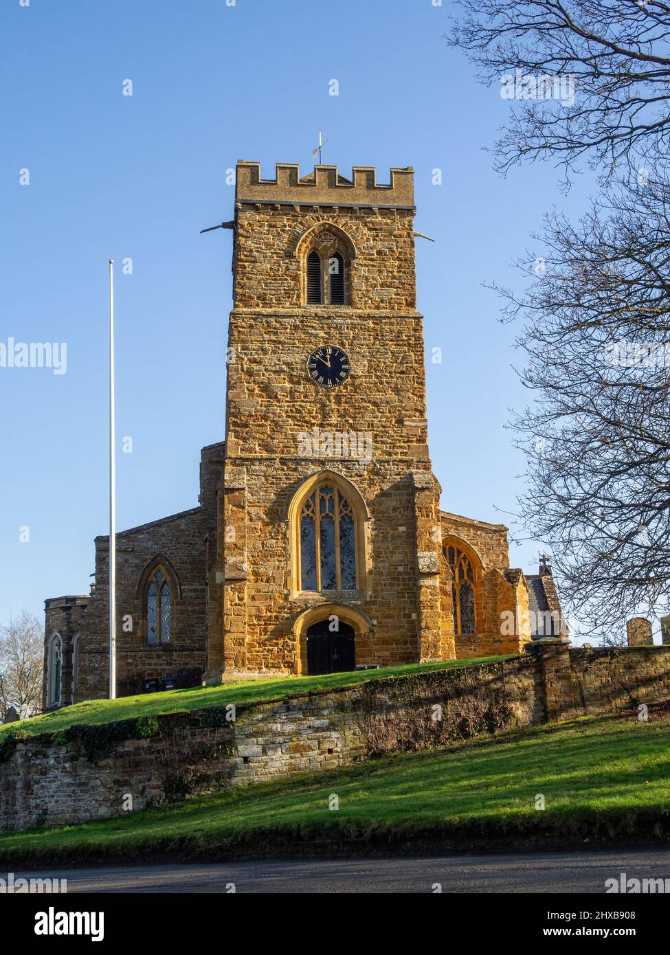 St mary virgin church great brington hi-res stock photography and ...