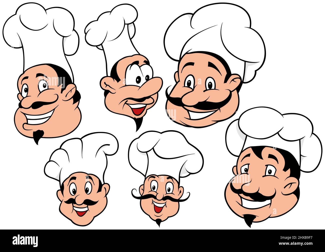 Painting of heads Cut Out Stock Images & Pictures - Alamy