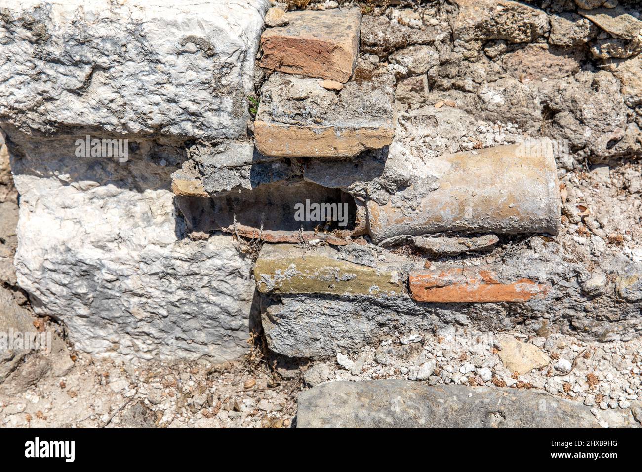 Side ancient city ruins, Side, Antalya, Turkey Stock Photo - Alamy