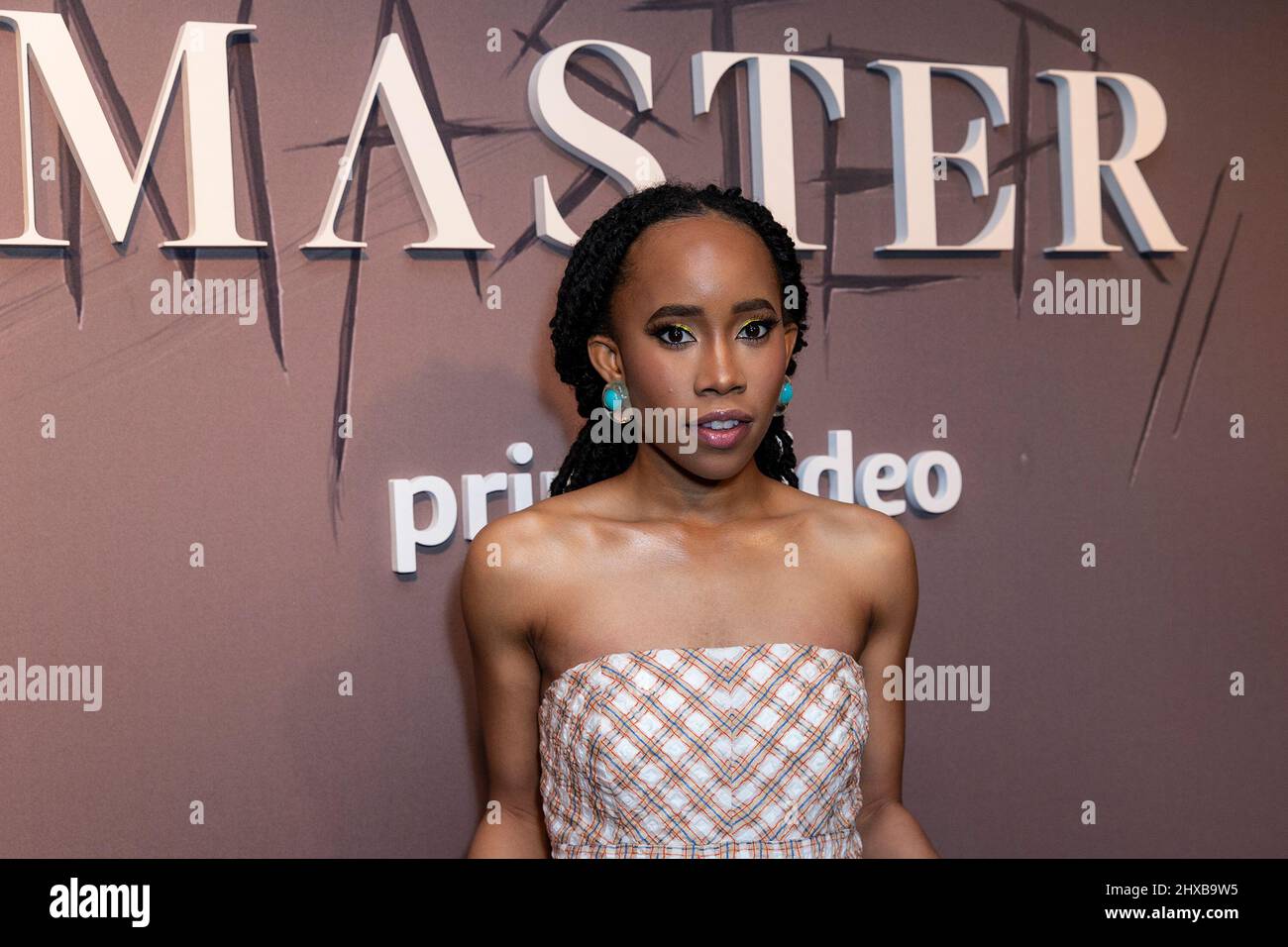 New York, USA. 10th Mar, 2022. Zoe Renee wearing dress by Christopher ...