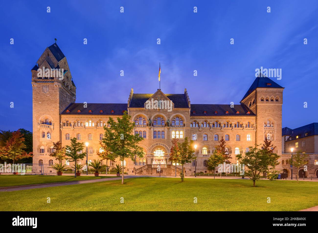 Prussian government building at Koblenz, Germany Stock Photo - Alamy
